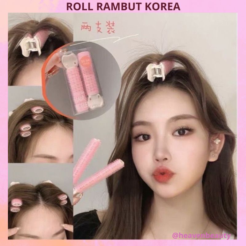 Jual Roll Rambut Jepit Korea Rol Poni Rambut Hair Root Fluffy Clip ...