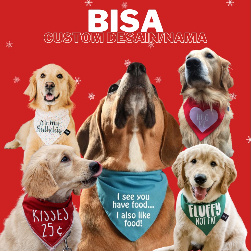 Jual [ BISA CUSTOM ] Slayer Syal Kucing Anjing / Pet Bib Bip Hewan ...