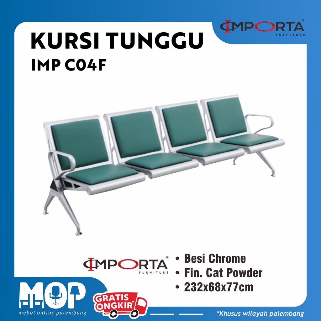 Jual Kursi Tunggu Bandara 4 dudukan Kursi Taman Kursi Teras Besi IMP ...