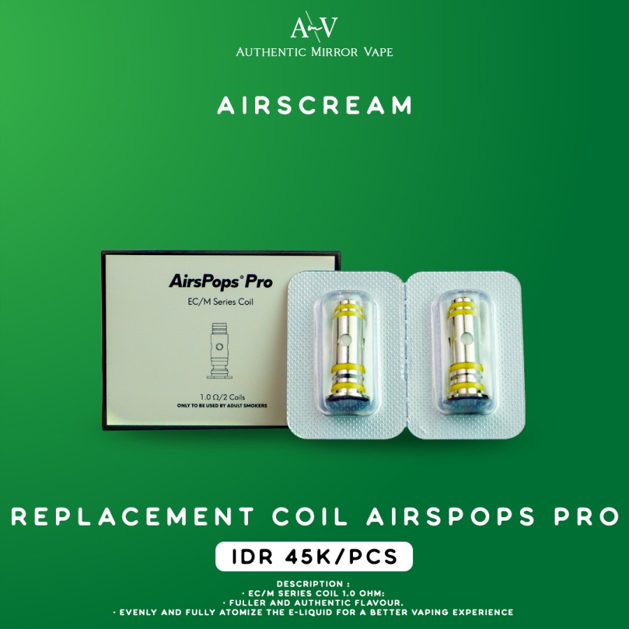 Jual Coil AirsPops Pro EC/M Series Coil Replacement by Airscream UK ...