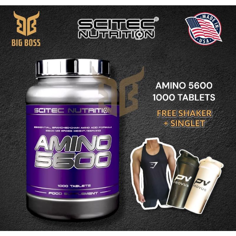 Jual AMINO 5600 SCITEC NUTRITION 1000 TABLETS SUPLEMEN FITNESS GYM ...