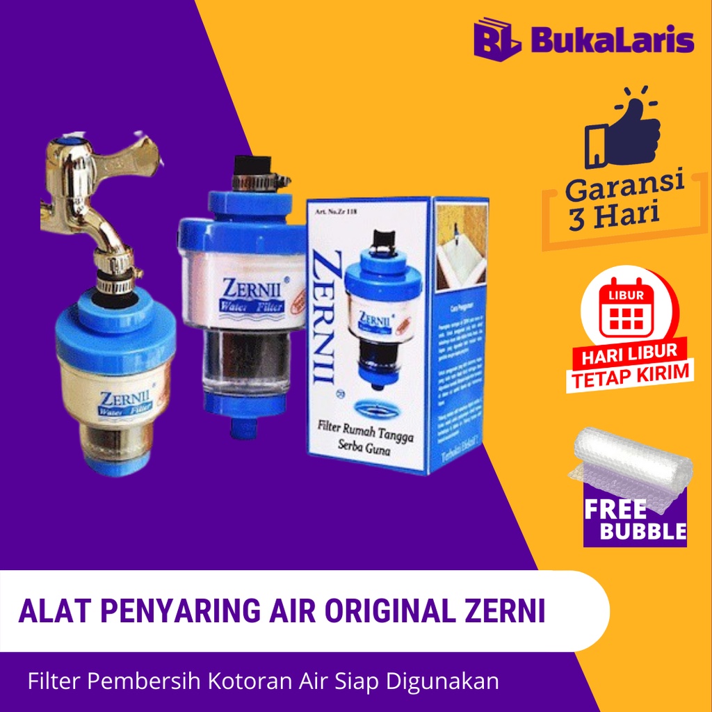 Jual Alat Penjernih Air Zerni / Filter Saringan Kran Air / Filter Air ...