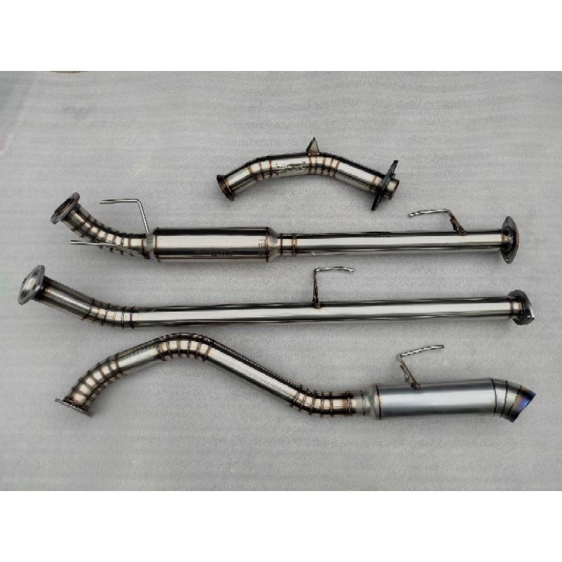 Jual Knalpot Racing Tailpipe Blue SB Full System Hilux Revo 2GD ...