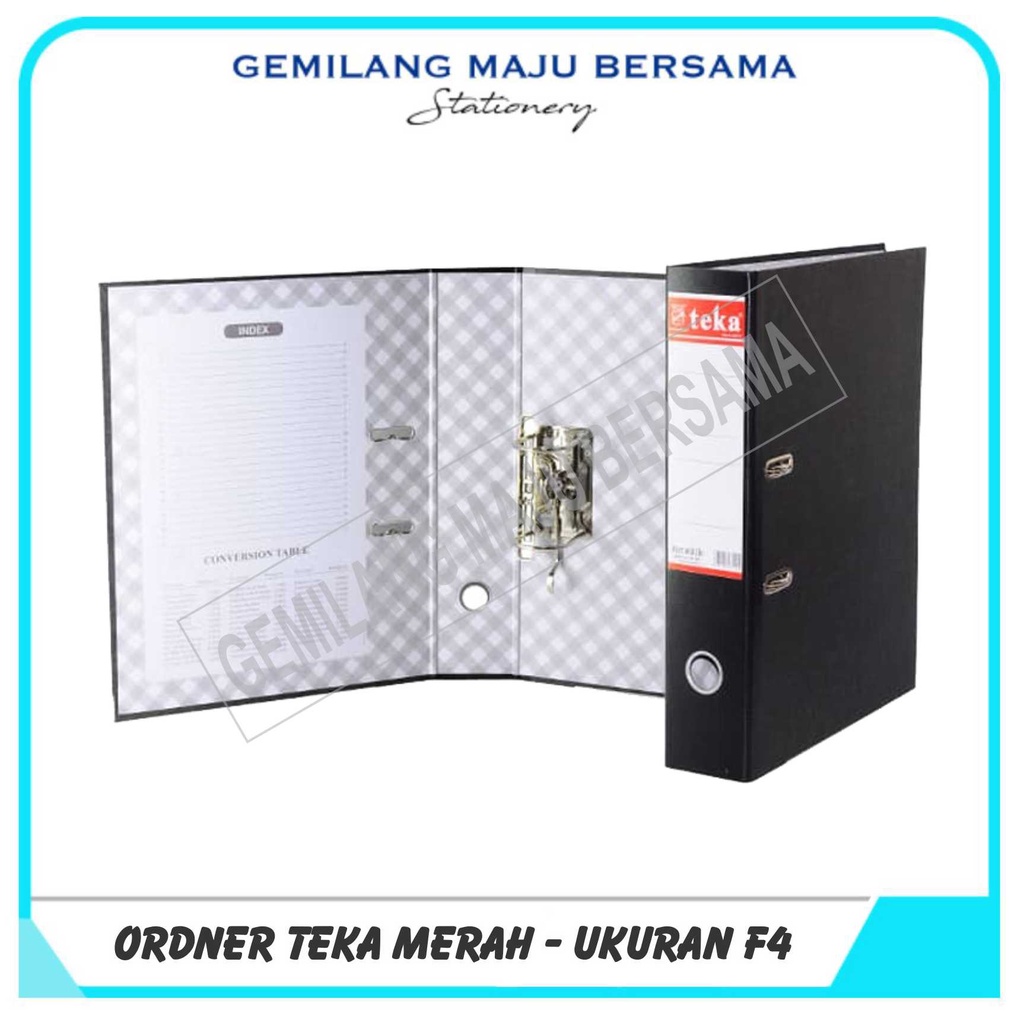 Jual Ordner Teka Merah 101 (Folio F4, 7cm) | Shopee Indonesia
