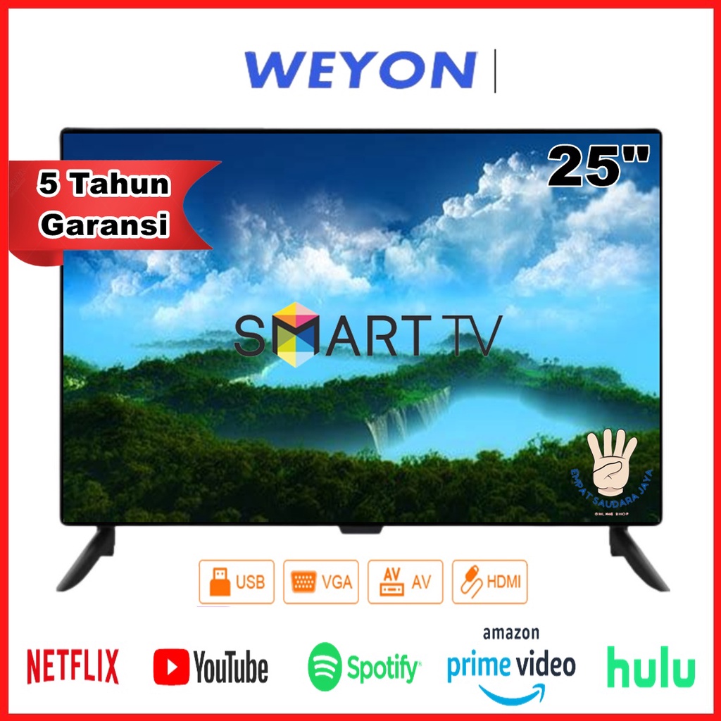 Jual TV LED 25INCH FULL LAYAR DIGITAL SMART TV SUPPORT HADMI VGA AV DAN ...