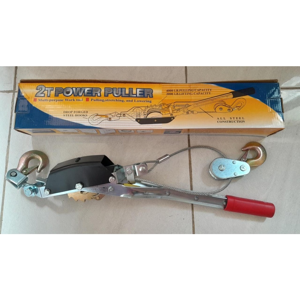 Jual Hand Puller Rachet Tracker / Hand Takel - Kapasitas 2 ton- Katrol ...