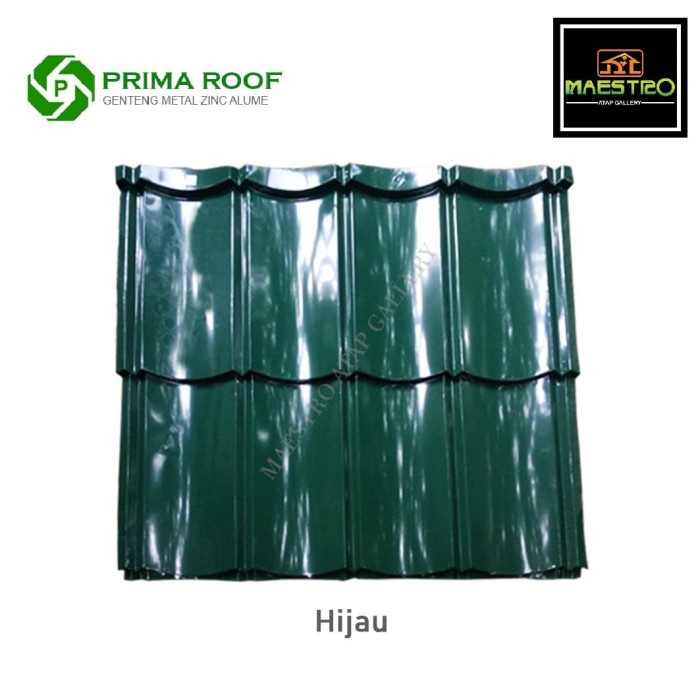 Jual Genteng Metal Prima Roof Hijau | Shopee Indonesia