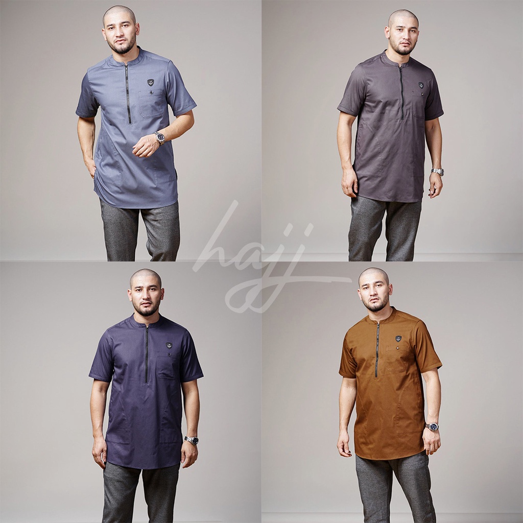 Jual SAMASE U075P CASUAL KURTA ZIPPER SS | Shopee Indonesia