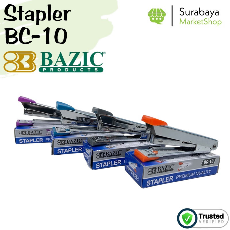 Jual Stapler Premium Quality Bazic BC-10 (1pcs) | Shopee Indonesia