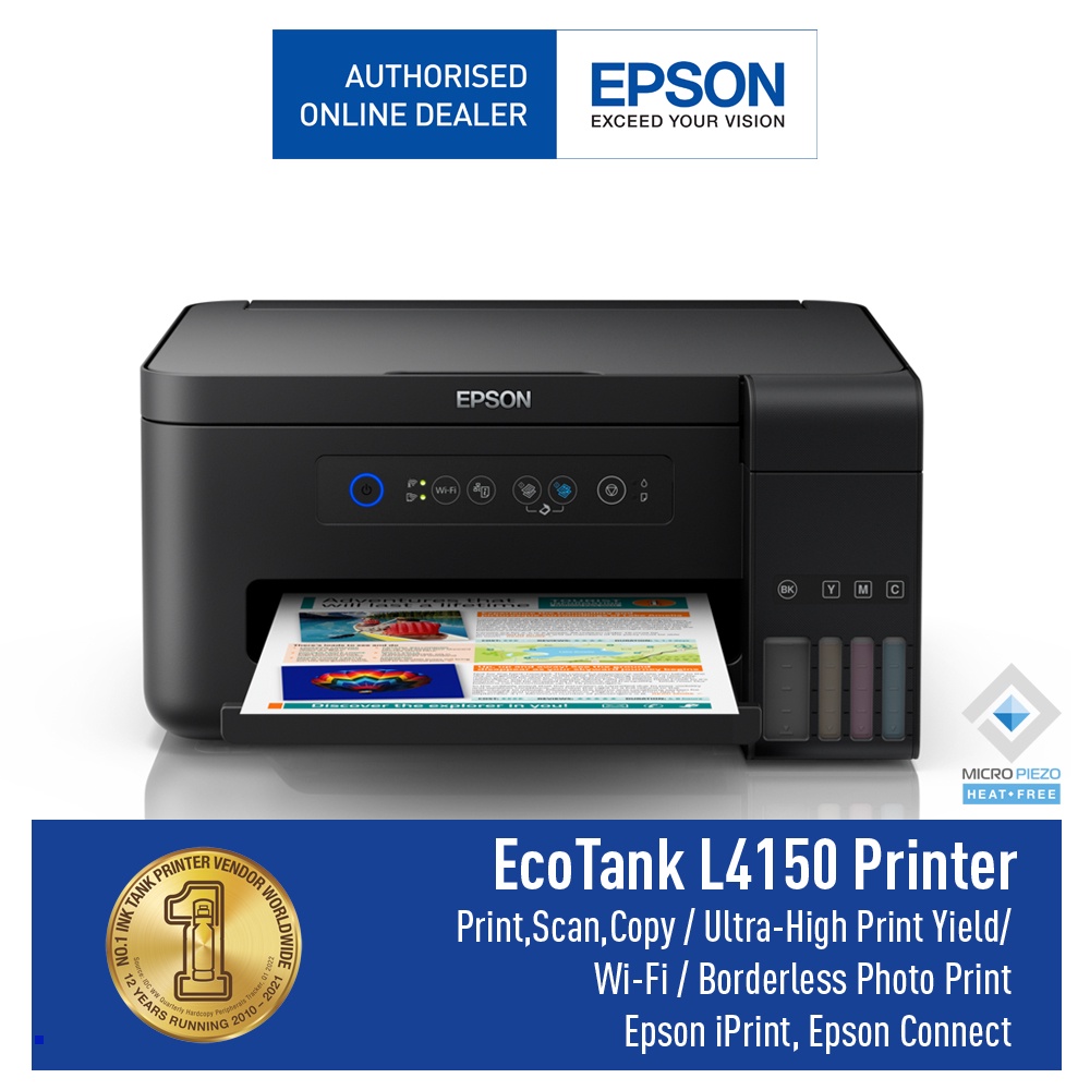 Jual Epson L4150 L-4150 L 4150 Wi-Fi All-in-One Ink Tank Printer ...