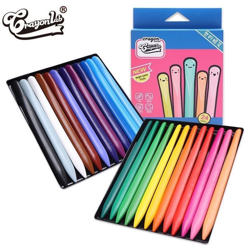 Jual Crayon Lab isi 36 | Crayon mewarnai non toxic | Crayon | Shopee ...