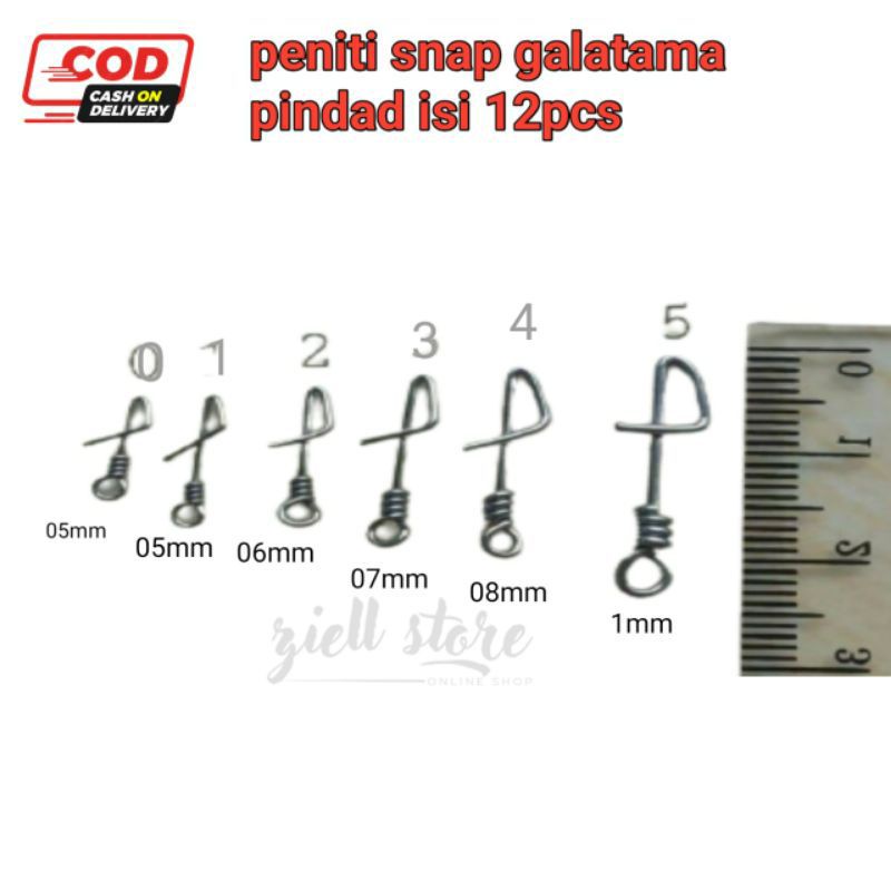 Jual Peniti snap pancing model pindad peniti kail galatama isi 12pcs ...