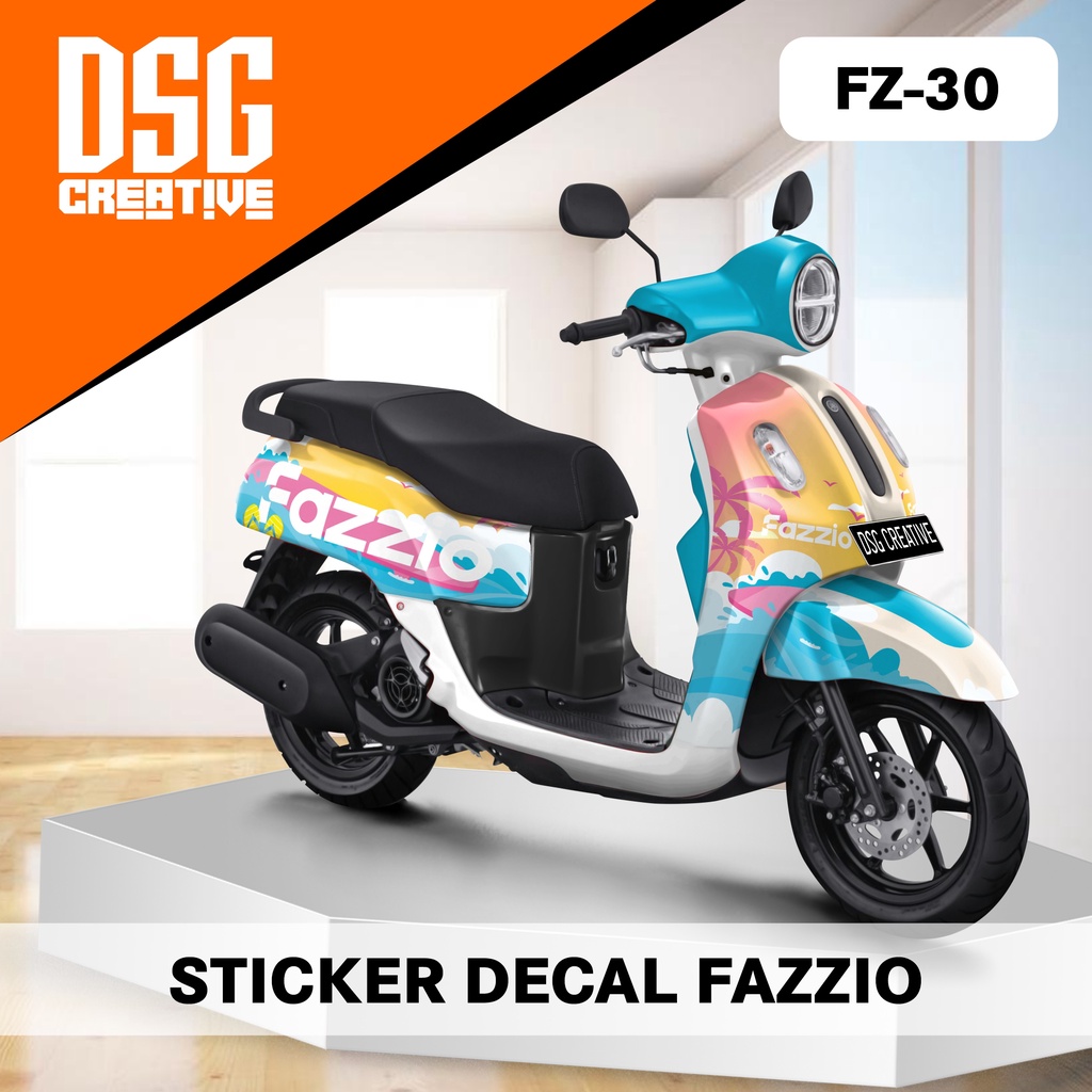 Jual STICKER DECAL - YAMAHA FAZZIO FULL BODY KODE FZ30 | Shopee Indonesia