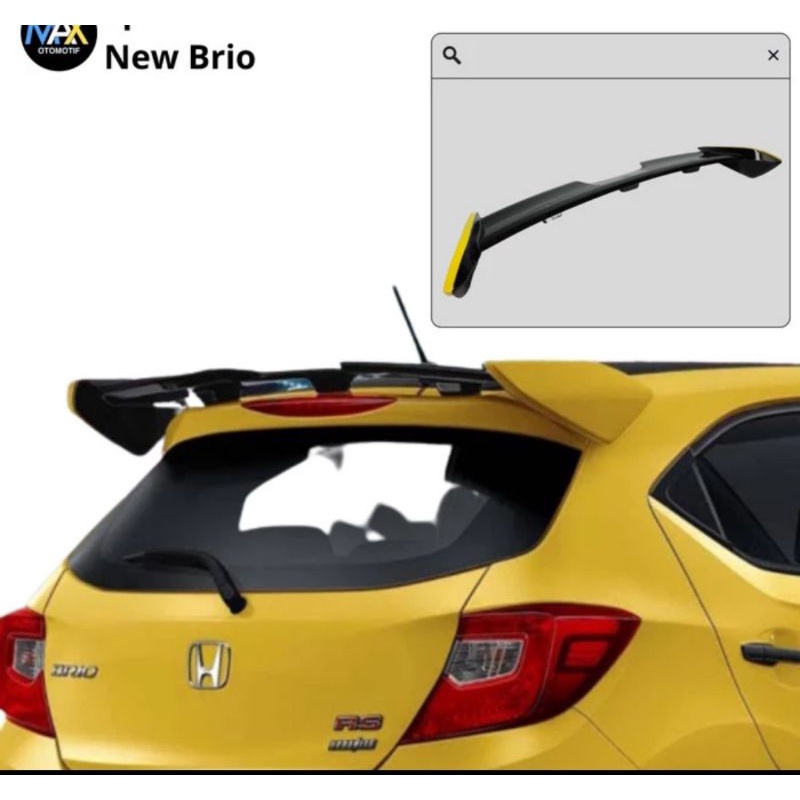 Jual spoiler allnew brio 2018 sampai 2024 model urbanite original ...