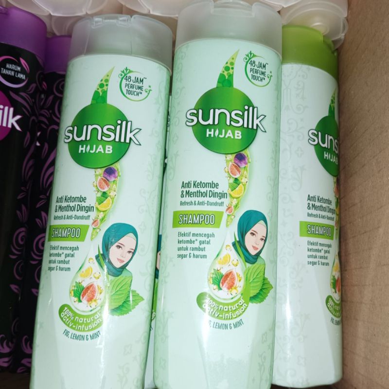 Jual SUNSILK 160ml - Shampoo Hijab Fresh Hijau ANTI KETOMBE ANTI ...
