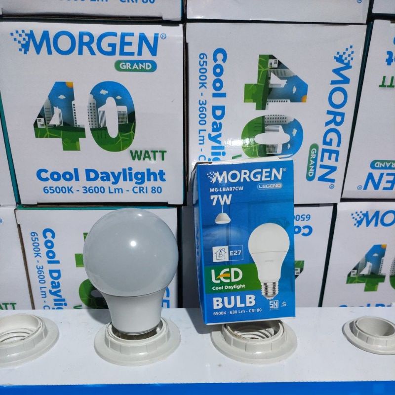 Jual LAMPU MORGEN BULB UKURAN 5,7,9,11 WATT DAN 40WATT | Shopee Indonesia