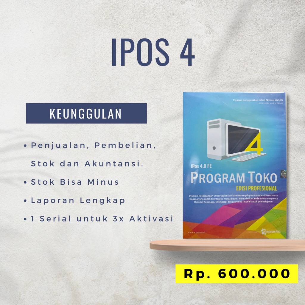 Jual Program Toko iPOS 4.0.7 ORIGINAL | Shopee Indonesia