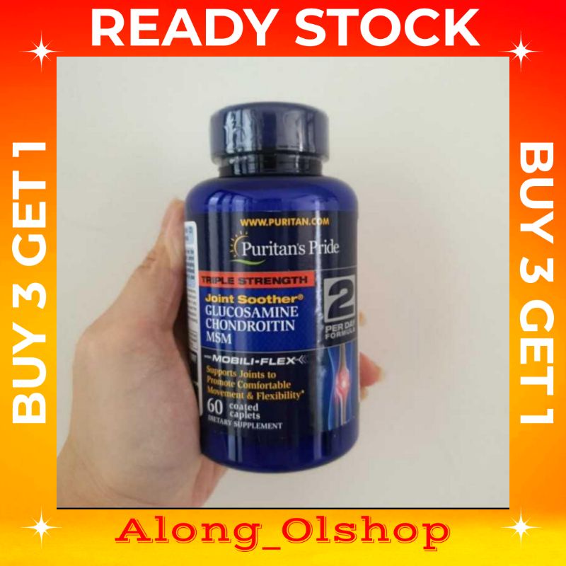 Jual Puritan Triple Strength Glucosamine Chondroitin MSM | Shopee Indonesia