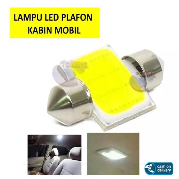 Jual Lampu led plafon 31 mm mobil kabin interior 31mm plasma Festoon 12 ...