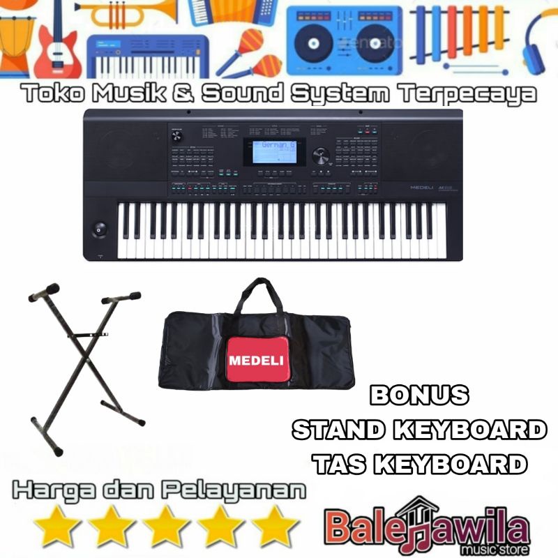 Jual Keyboard Medeli AK603 AK 603 Keyboard 61 Key ORIGINAL setara psrsx600 | Shopee Indonesia