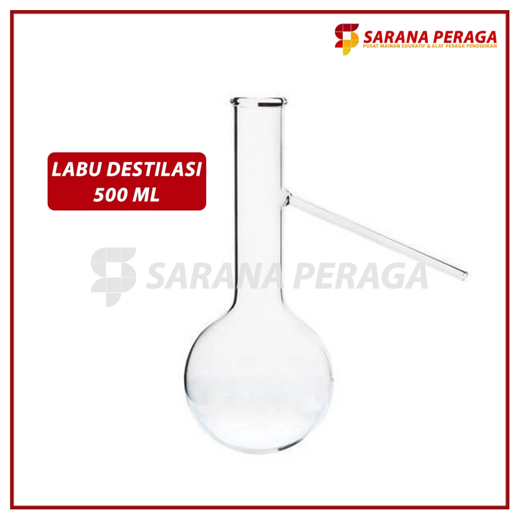 Jual SaranaPeraga - Labu Destilasi Kaca 500 ML - Alat Peraga ...