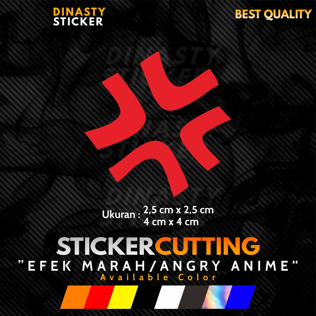 Jual STICKER STIKER CUTTING EFEK MARAH ANGRY NGAMUK EMOSI ANIME KARTUN ...