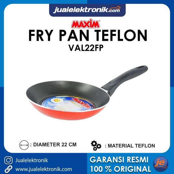 Jual Maxim VAL22FP Valentino Fry Pan Teflon 22 cm | Shopee Indonesia