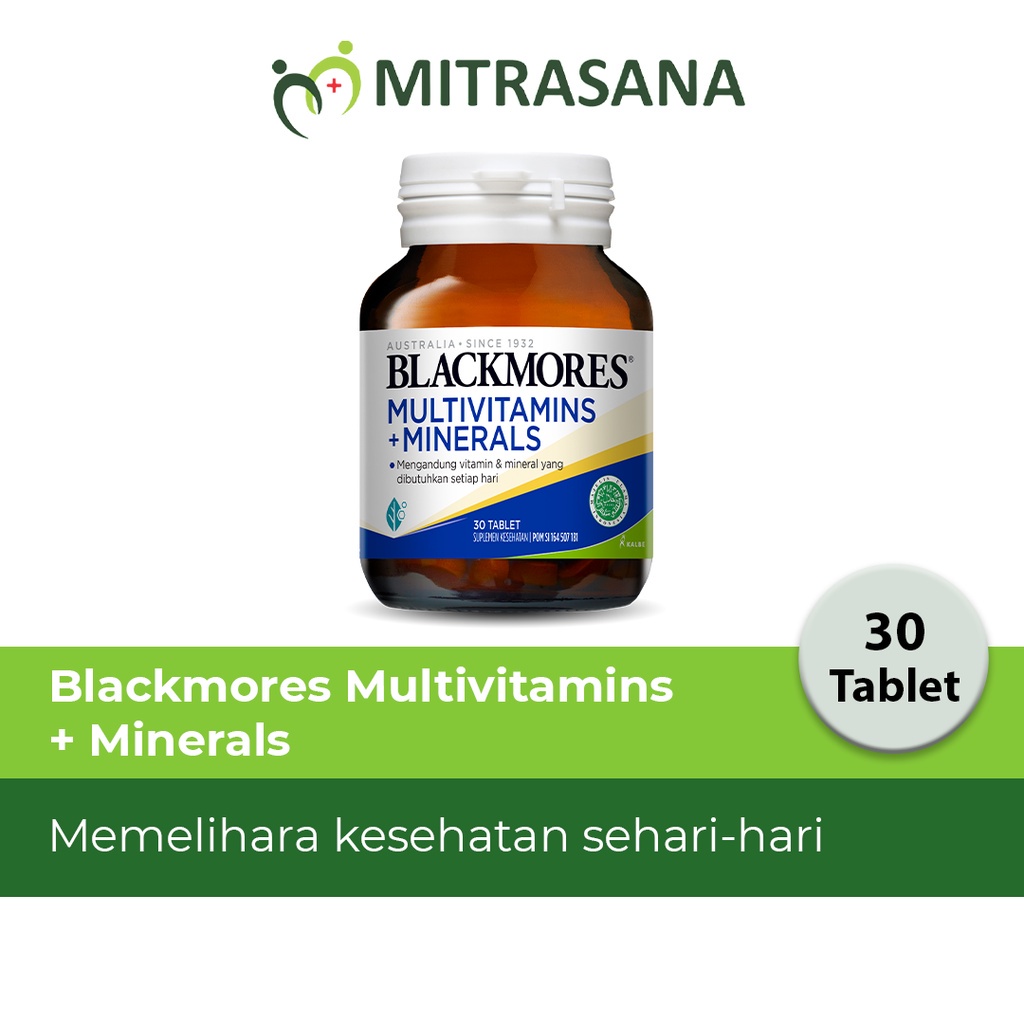 Jual Blackmores Multivitamins + Mineral 30 Tablet | Shopee Indonesia