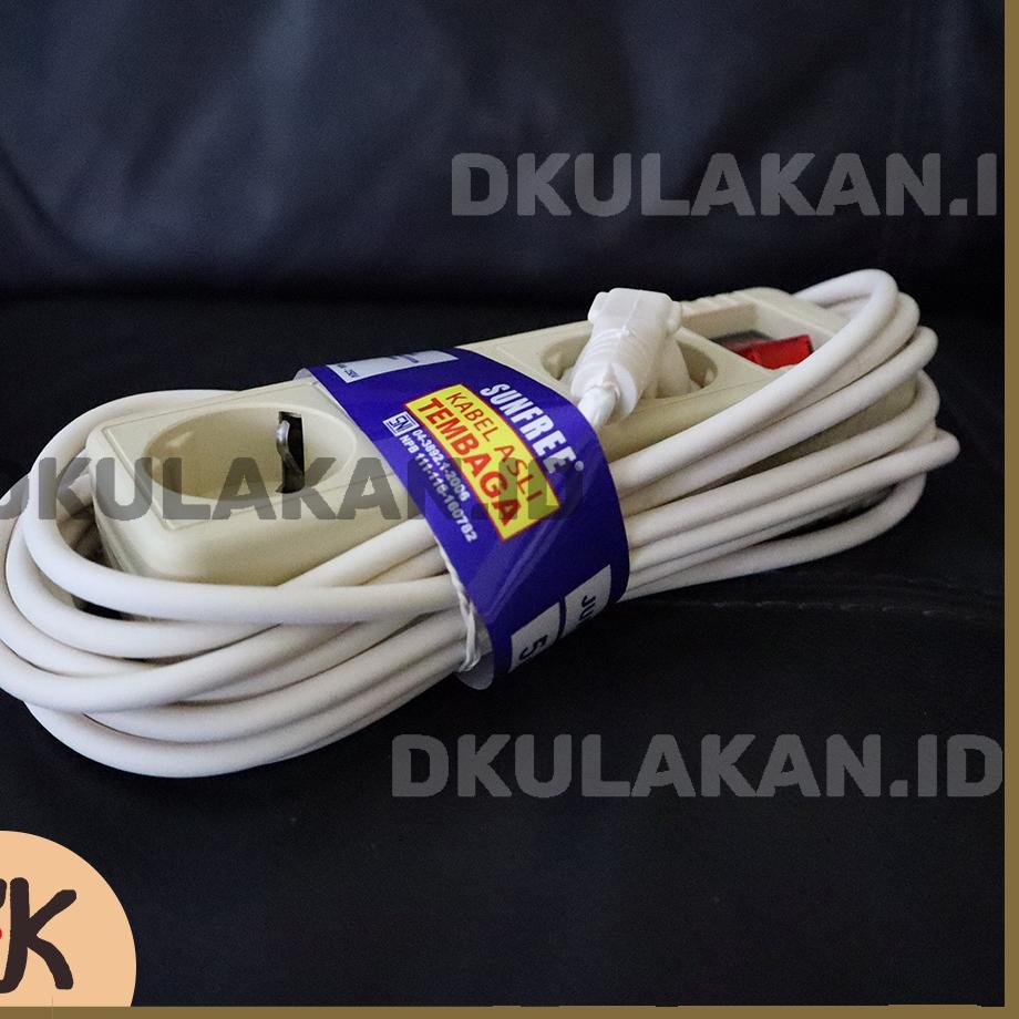 Jual Murah SUNFREE JUPITER 53 STOP KONTAK 5M LUBANG 3 FSK 53 KABEL OLOR ...
