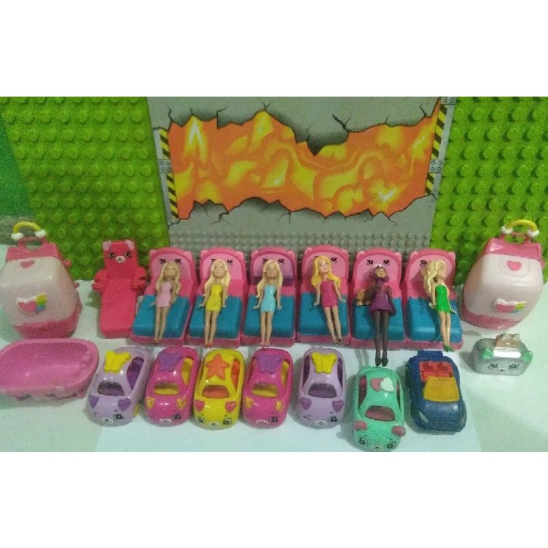 Jual mainan anak campur seri barbie mini ori mattel disney dll | Shopee ...