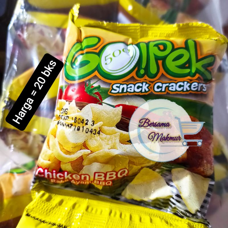 Jual Ciki Gopek Snack Crackers (20 bks) | Shopee Indonesia