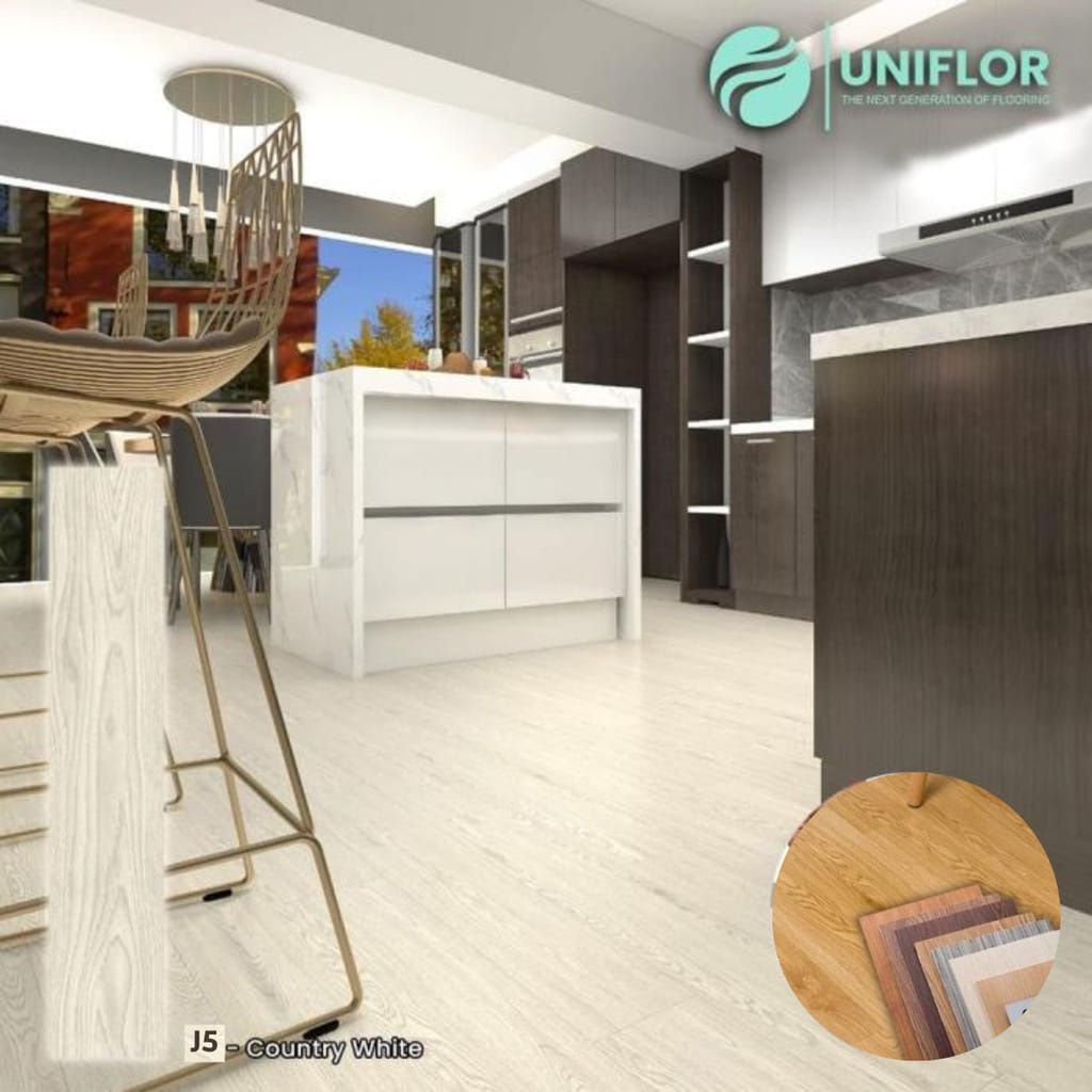 Jual UNIFLOR VINYL LANTAI NON STICKER PREMIUM 1.8MM (3.345m2/24pcs/box ...