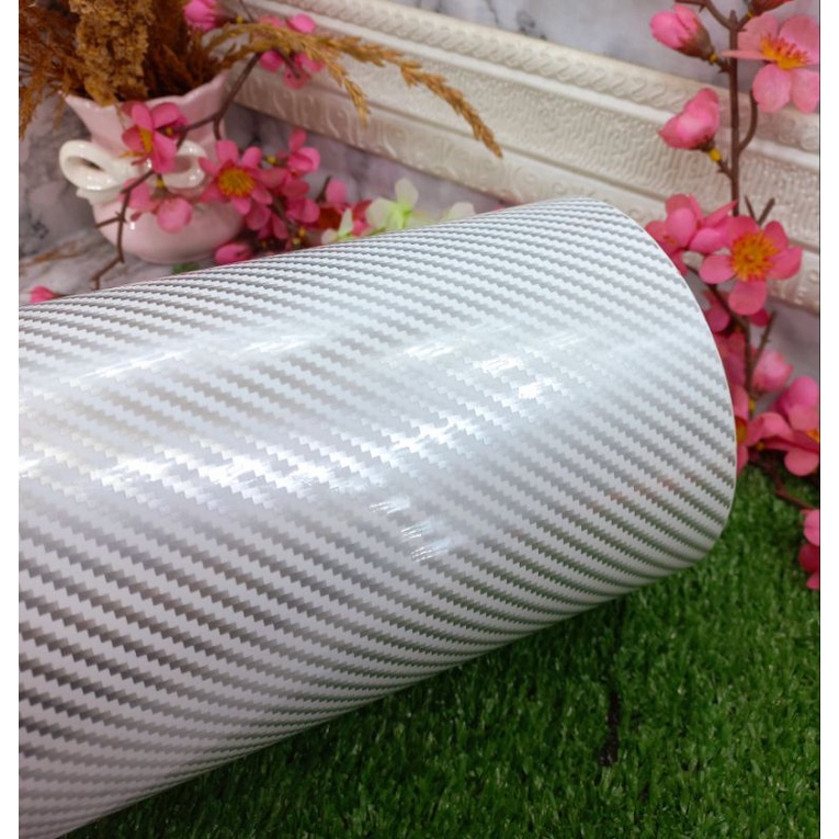 Jual Sticker Skotlet Carbon/ Stiker Karbon Putih | Shopee Indonesia