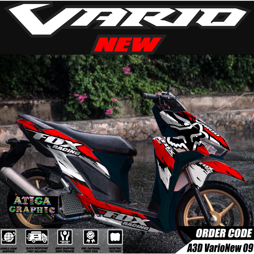 Jual Decal Sticker Vario 150 New Fullbody - Dekal Vario full body ...