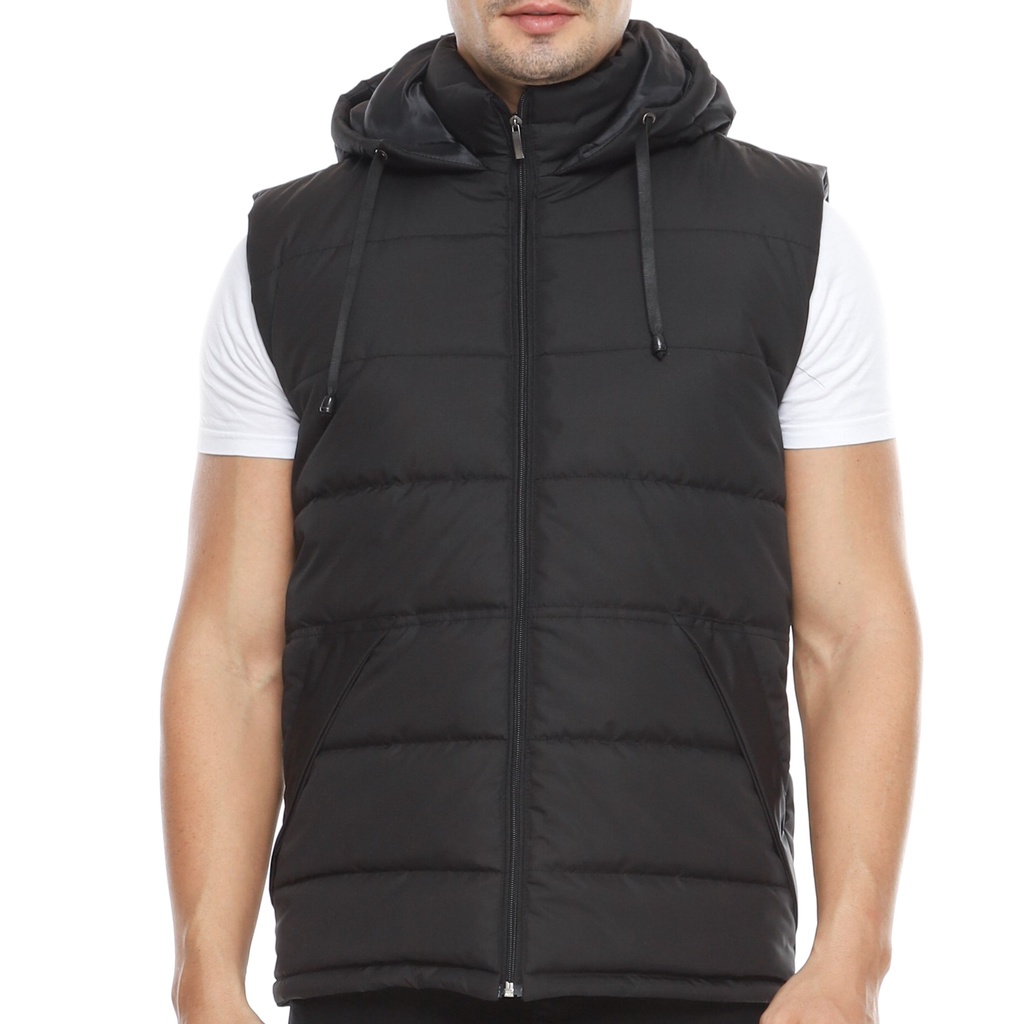 Jual Brillant - Pizzly Rompi Hoodie Hitam Pria Dewasa Polos 1 Warna ...