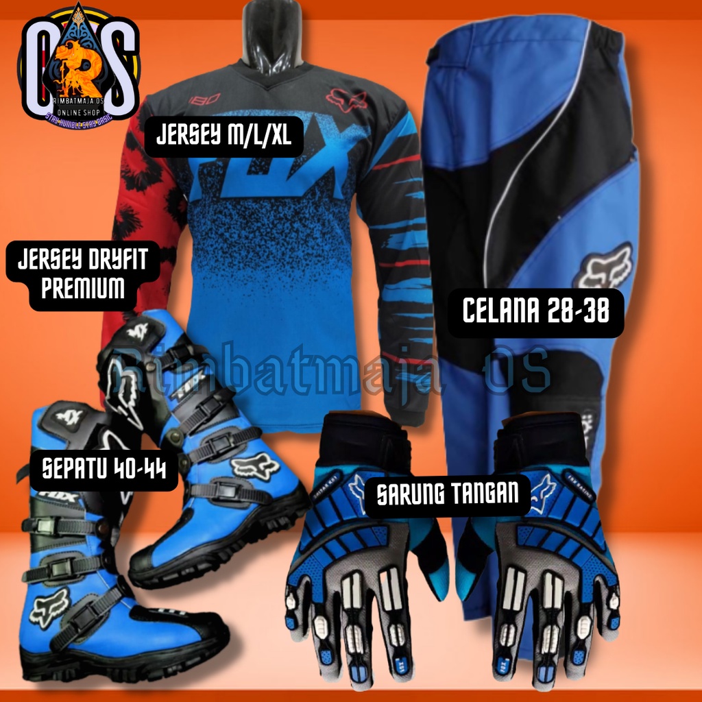 Jual Jersey Set Trabas Adventure Setelan Fullset Baju Motor Cross Trail ...