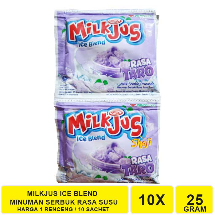 Jual MILKJUS MINUMAN SERBUK ANEKA RASA SUSU (1 RENCENG ISI 10 SACHET ...