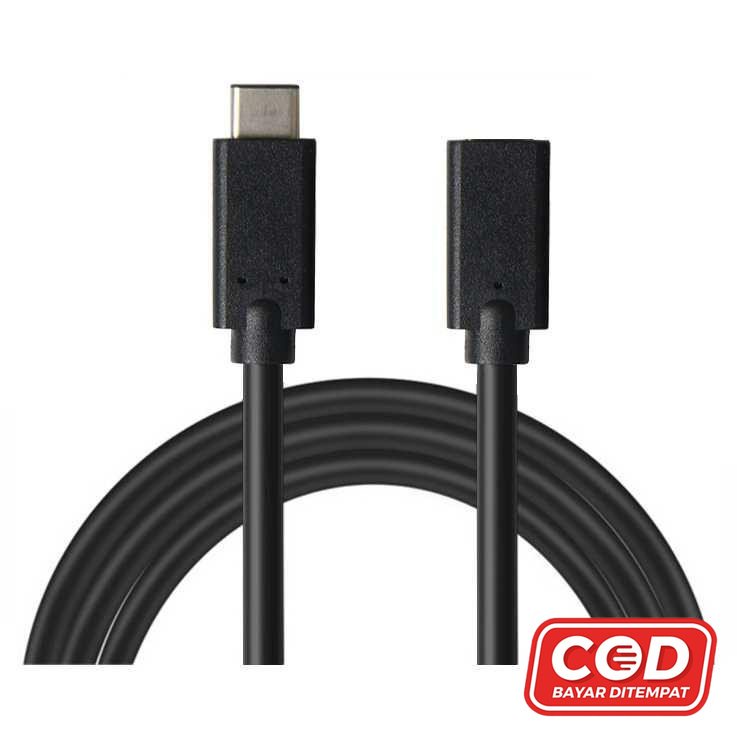 Jual SOONHUA Kabel Ekstension USB Type C Male ke USB Type C Female 1M ... Jual SOONHUA Kabel Ekstension USB Type C Male ke USB Type C Female 1M ...