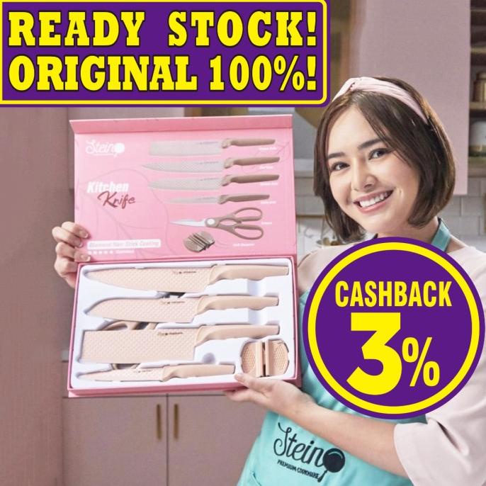 Jual Steincookware Stein Pisau Diamond Knives Set 6 in 1 (ORIGINAL ...