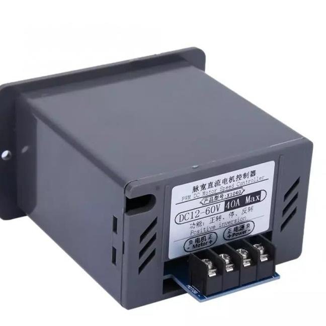 Jual DC Motor Speed Controller 12V 24V 36V 48V 6A PWM Modul Box Casing ...
