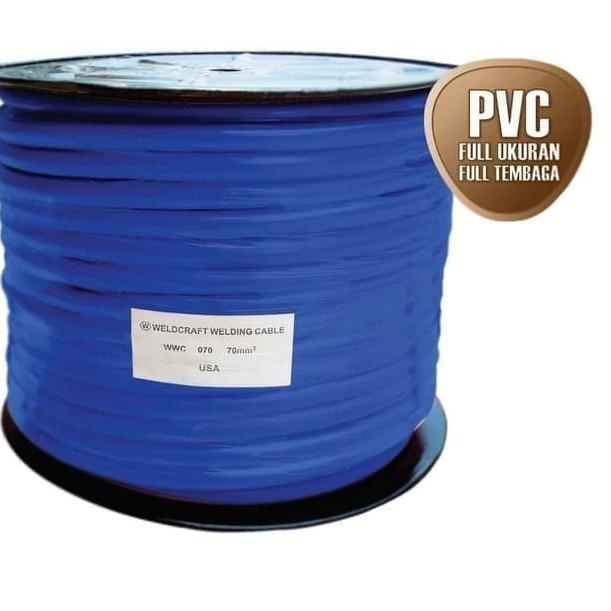 Jual Kabel Las BIRU 70 mm FULL TEMBAGA - Welding Cable Serabut Full ...
