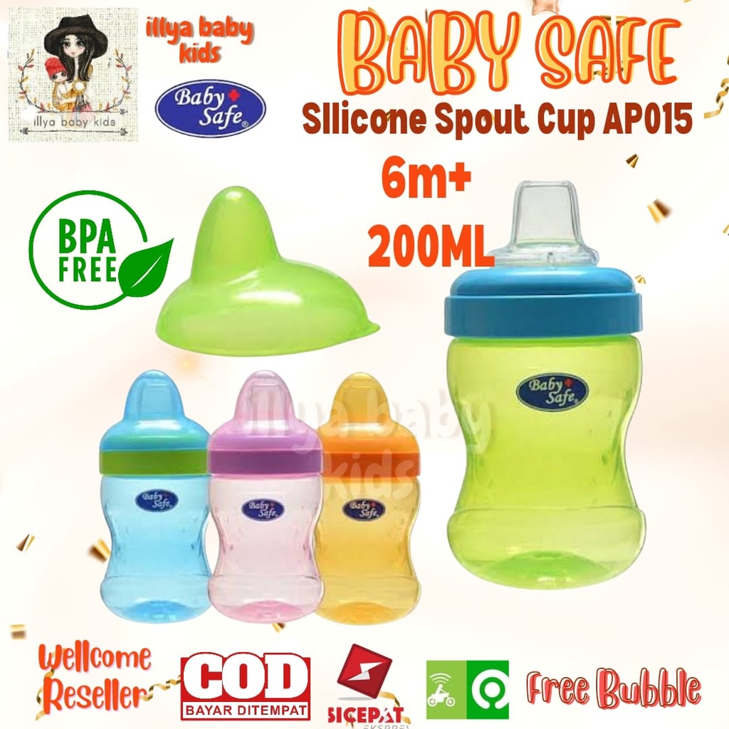 Jual Babysafe AP015 Training Cup Soft Spout 6m+ 125ml anti tumpah ...