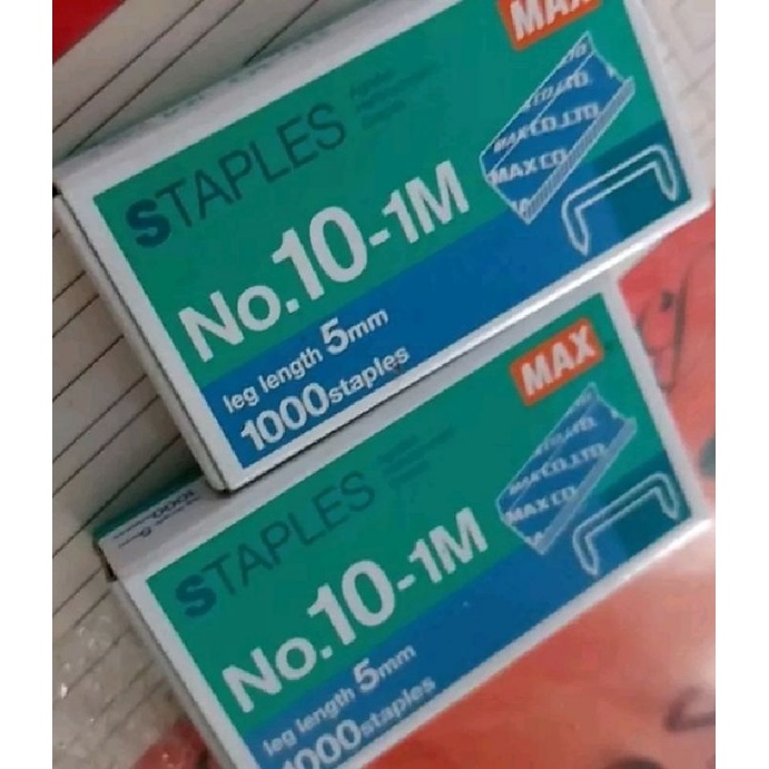 Jual isi staples max no 10-1m | Shopee Indonesia