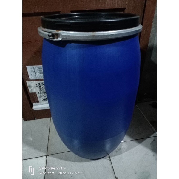 Jual Tong Fermentasi + Klem + Seal ukuran 120Liter kondisi BEKAS sdh ...