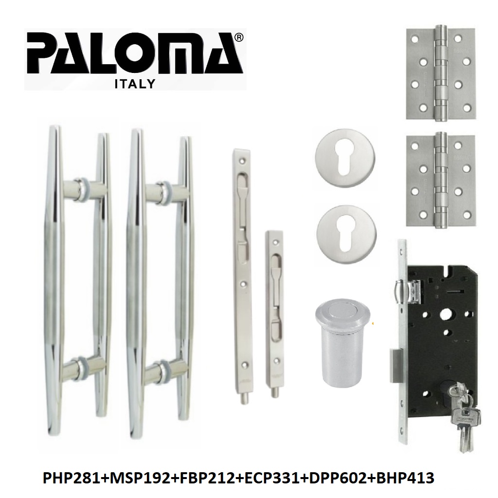 Jual PAKET PULL HANDLE PALOMA TARIKAN PINTU DOUBLE STAINLESS STEEL ...