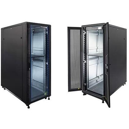 Jual Rack Server 20U Ir9020G Depth 900Mm Indorack Close Rack Glass Door ...
