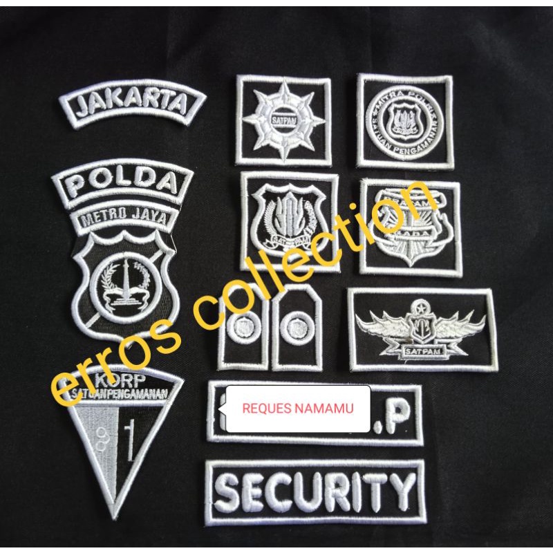 Jual atribut satpam security serba putih | Shopee Indonesia