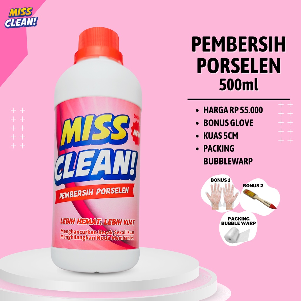 Jual MISS CLEAN pembersih porselen kamar mandi wc kerak lantai bak ...