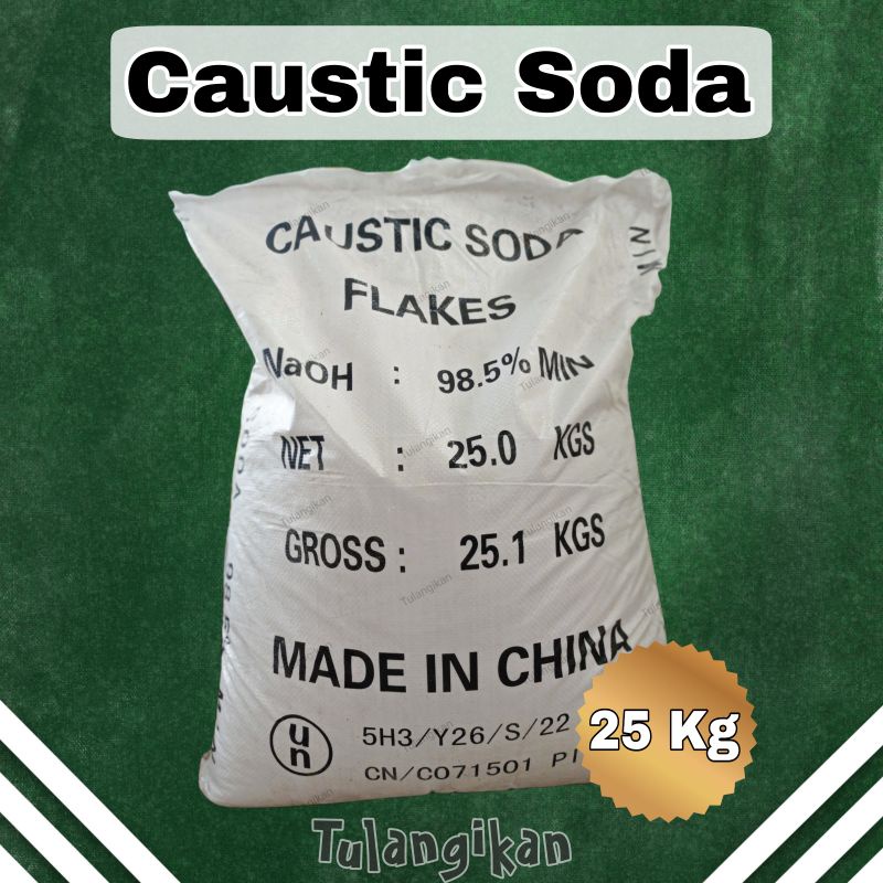 Jual soda api 1 sak 25kg/ anti saluran mampet/ caustic soda kemasan sak ...