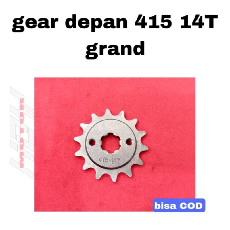 Jual Gear gir depan 415 14T 13T 15T 16T grand Shogun smash kj | Shopee Indonesia